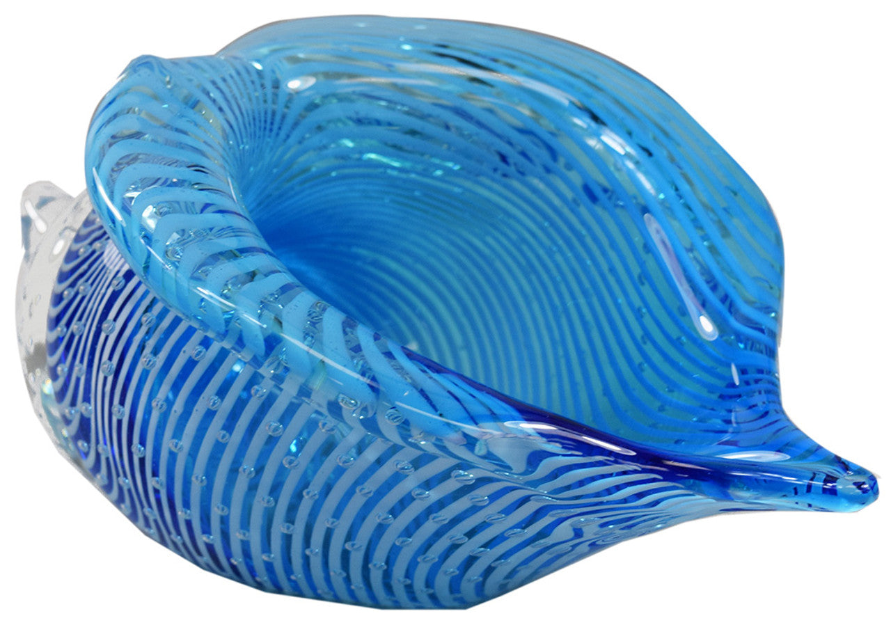 Sea Creations Blue Glass Shell – Wabasso Beach & Surf Zone, Inc.
