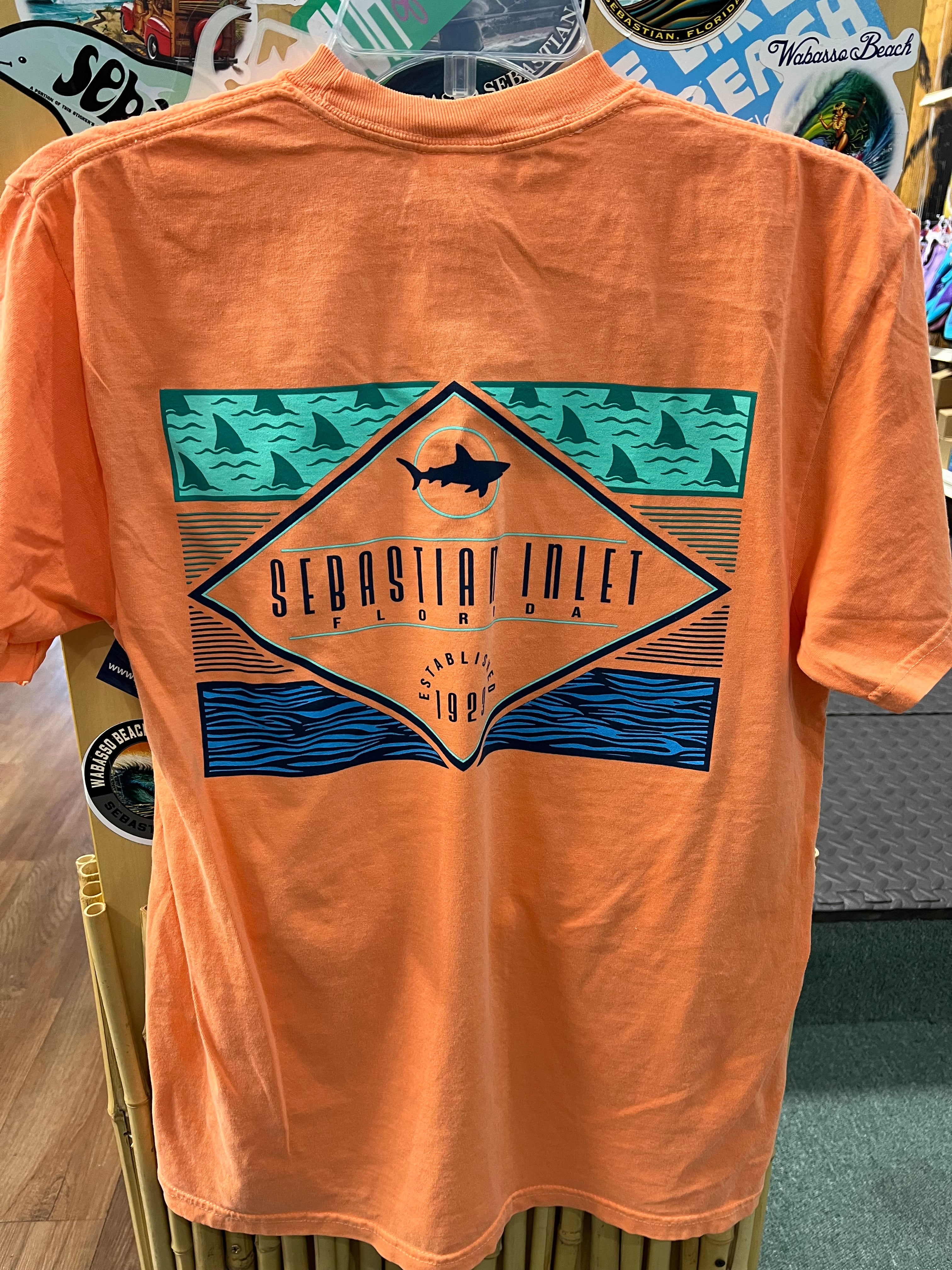 Sherry Diamond Stripe Shark Sebastian Inlet SST – Wabasso Beach & Surf ...