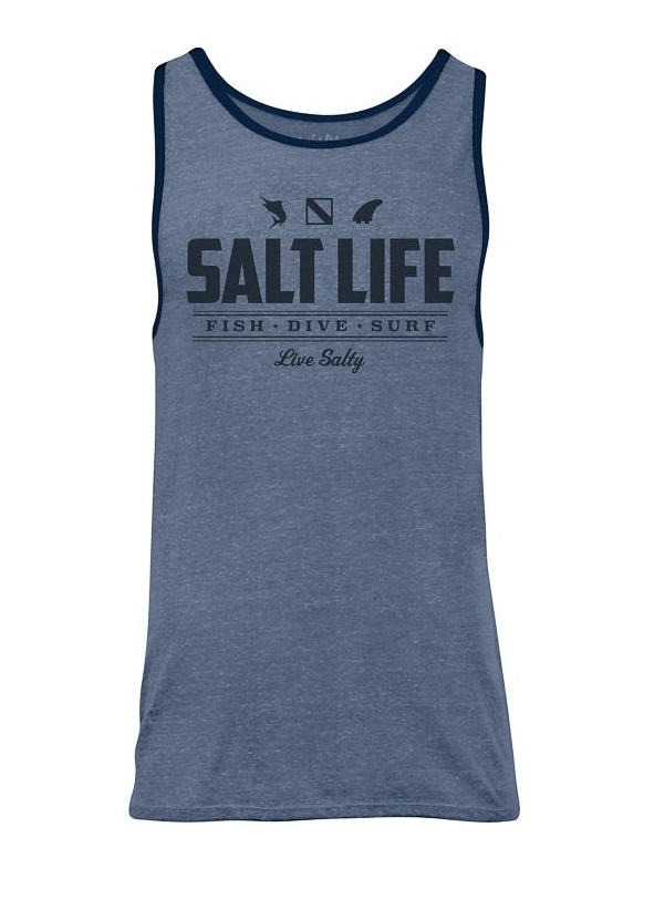 Salt Life Men's Fish Dive Surf Icons Tank – Wabasso Beach & Surf Zone, Inc.